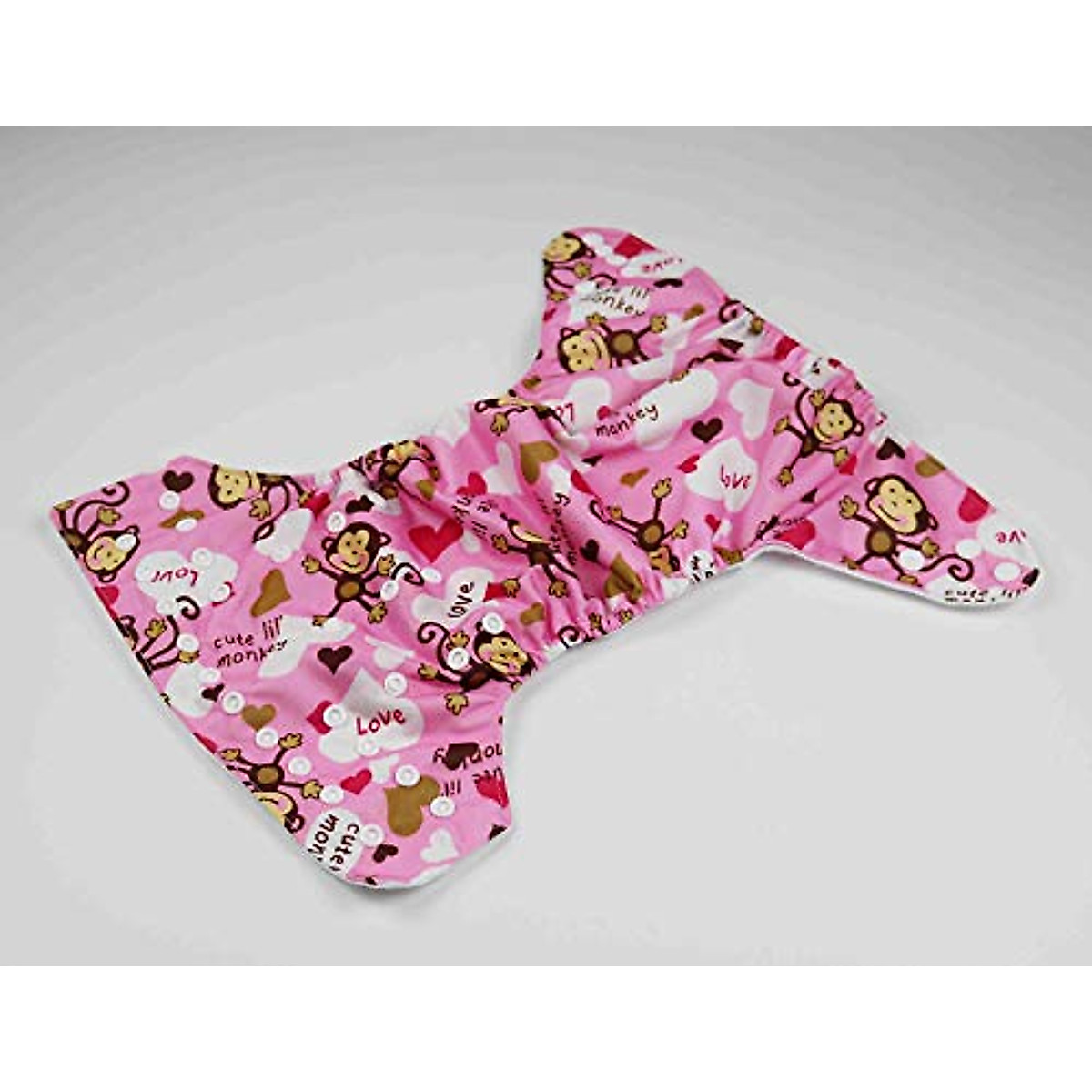 Tutim Reusable Diapers, Washable and with Organic Bamboo insertions, for Kids and Babies Between 0-3 Years (Mono)