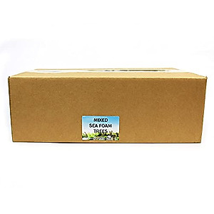 WWS War World Scenics WWScenics Seafoam Trees Box Mixed Size – Model Scenery