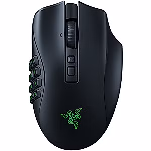Razer Naga V2 Pro Wireless Gaming Mouse: Interchangeable Side Plate w/ 2, 6, 12 Button Configurations - Focus+ 20K DPI Optical Sensor - Fastest Gaming Mouse Switch - Chroma RGB Lighting