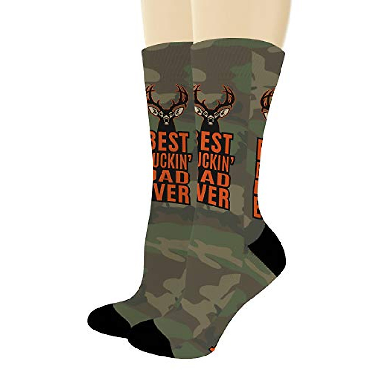 ThisWear Dad Birthday Gifts Best Dad Socks Dad Novelty Socks Fathers Day Present 1-Pair Novelty Crew Socks