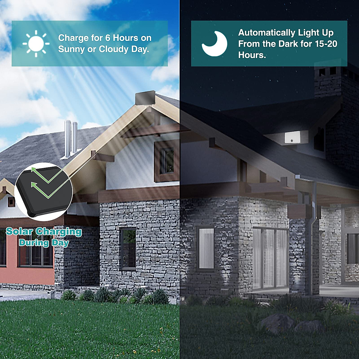 3Pack Solar Lights Outdoor,2000 Lumens 88 LED Solar Powered Motion Sensor Flood Lights Security with Remote ,Wall lights Dusk to Dawn Sensor Lights Waterproof for Door Shed Patio Barn Garden Garage