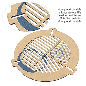 Telescope Focusing Mask, Acrylic Deep Space Fishbone Plate, Reflector Refractor, Lightweight, 3 Screw Sleeve, Suitable for Dobsonians, Mak Cas, SCT