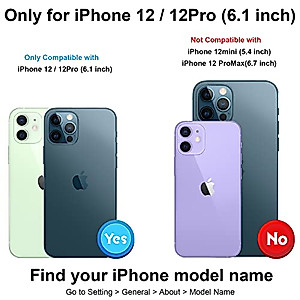 HAOPINSH for iPhone 12/12 Pro Wallet Case with Card Holder, Floral Flower Pattern Back Flip Folio PU Leather Kickstand Card Slots Case for Women Girls, Double Magnetic Clasp Shockproof Cover 6.1"