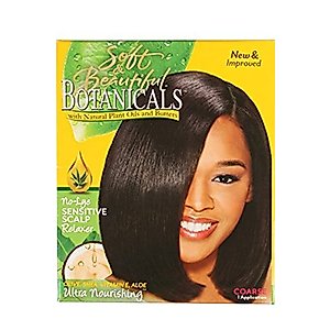 Soft & Beautiful Botanicals No-Lye Sensitive Scalp Relaxer Coarse 1 application