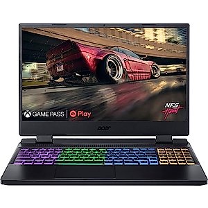 acer Nitro 5 Gaming Laptop | AMD Ryzen 7 6800H Octa-Core CPU | NVIDIA GeForce RTX 3070 Ti Laptop GPU | 15.6" QHD 165Hz IPS | 32GB DDR5 | 1TB Gen 4 SSD | Wi-Fi 6E | RGB Backlit