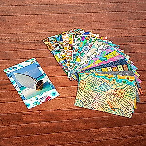 3X Fujifilm instax Mini Instant Film (60 Exposures) + 20 Sticker Frames for Fuji Instax Prints Travel Package