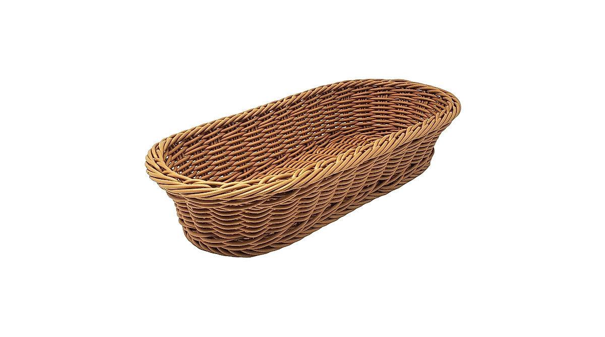 Kovot Wicker Bread Basket - Durable 14.5" Food Display Basket