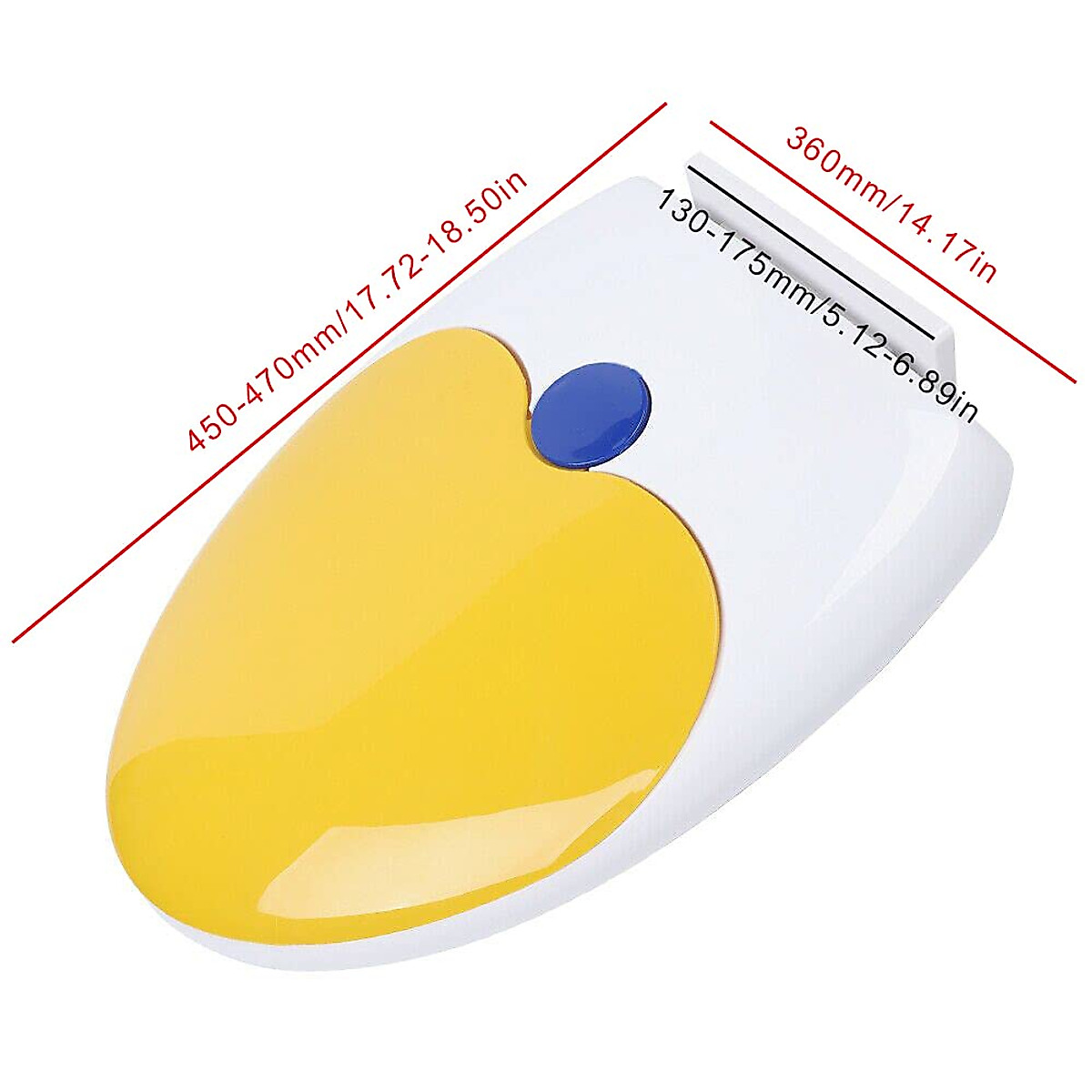 DNYSYSJ Toilet Seat with Built-in Child Seat, V-Type Toddlers/Adult Toilet Seat, Potty Training Seat (V type 1/Yellow)
