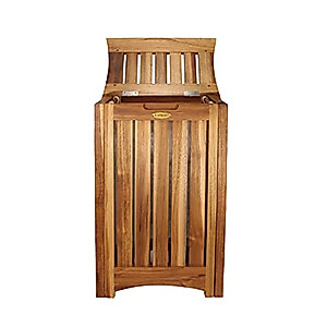 DecoTeak Solid Hamper, Brown