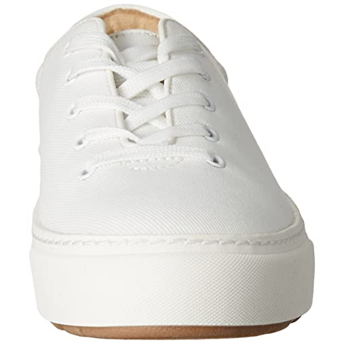 Amazon Essentials Women's Comfortable Lace Up Sneakers, White, 8