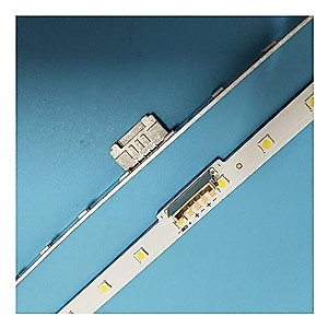 HABITZ 2pcs/Kit LED Strips Compatible with Samsung 50 TV UE50NU UE50RU HG50NJ BN96 45952A AOT 50 NU7100F 2X38 3030C D6t 2d1 19S2P REV.V3 (Color : 30lot60PCS)