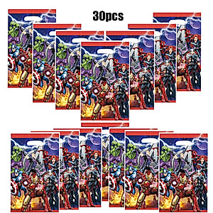 30 Pack Hero Gift Bag Party Bag Tote bag specially for hero themed party supplies