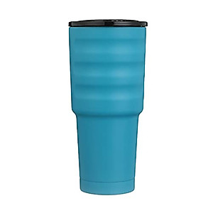 Grizzly Grip Cup 32 oz Tumbler | Stainless Steel | Vacuum Insulated with TwistTop Lid | For Coffee Car Travel Beach Camping Hiking Hunting Fishing | Glacier