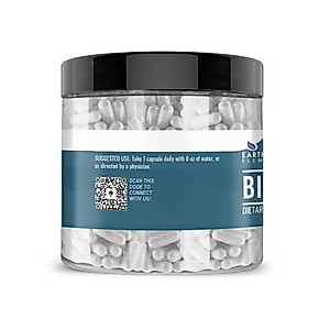 Earthborn Elements Bicarb Blend 200 Capsules, Pure & Undiluted, No Additives