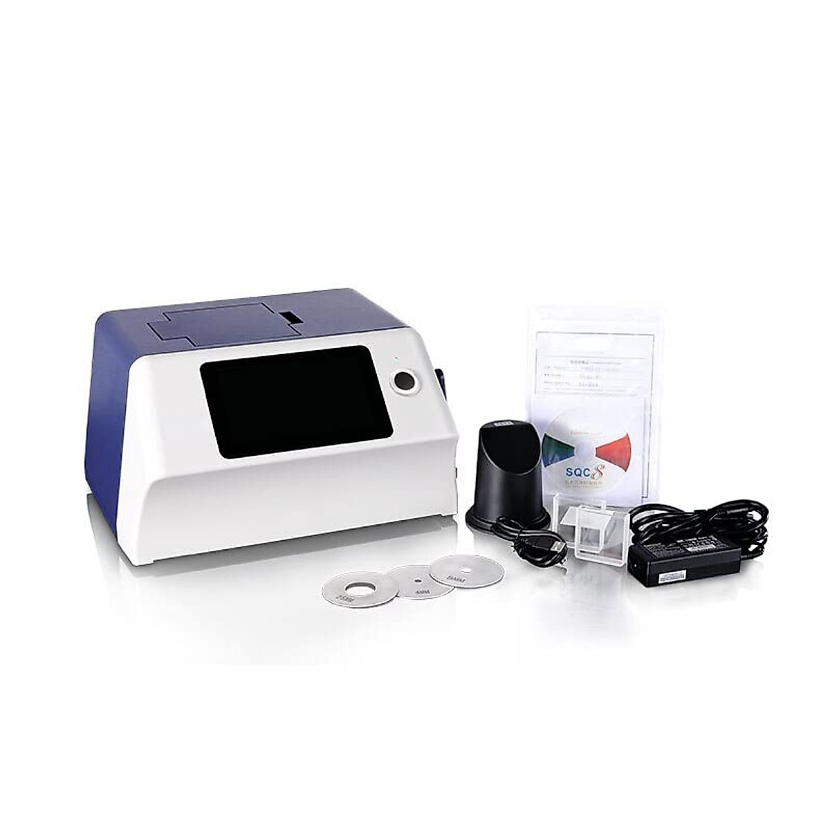 Benchtop Color Haze Meter Transmittance Colorimeter Spectrophotometer D/8 for LCD Panel Transparent Film YS6002