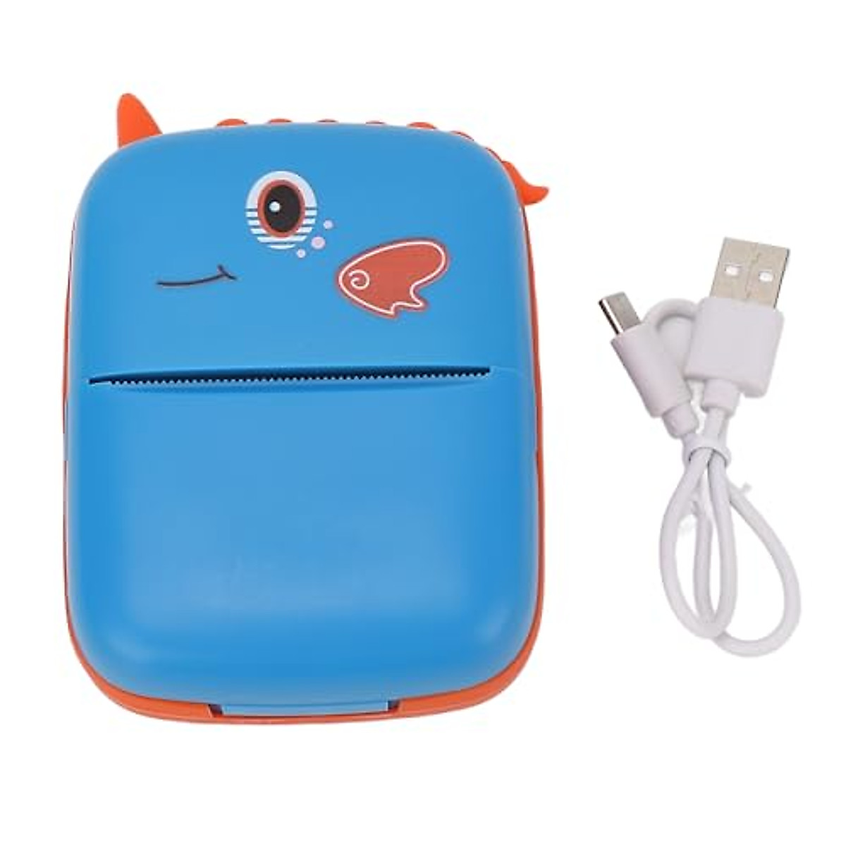 ANGGREK Inkless Thermal Printer, Powerful BT 4.0 Mini Printer 200 DPI Resolution for Instant Printing