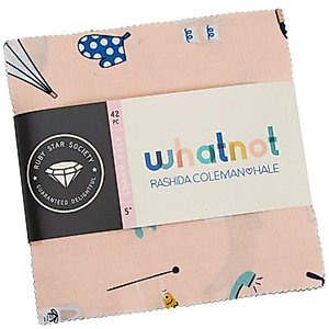 Rashida Coleman-Hale Whatnot Charm Pack 42 5-inch Squares Ruby Star Society RS1012PP
