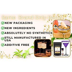 Lux Life Cocktail Flavored Sugar - Gluten & GMO-Free Cocktail Rimming Sugar - Vegan & Kosher Rimming Sugar - Rimming Sugar for Cocktails, Daiquiris, Cosmopolitans & Margaritas (8oz, Cappuccino)