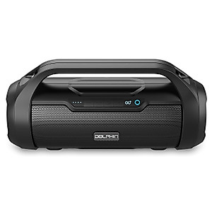 Dolphin LX-20 Dual Portable Bluetooth Waterproof Tube Speaker with HD Sound and Bass, High Power 30W, includes FM Radio, USB/SD MP3, AUX Input