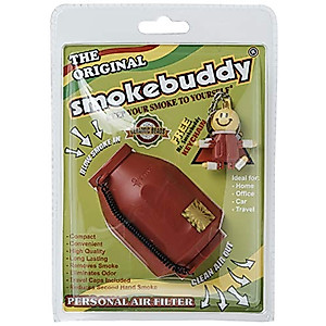 Smoke Buddy 0159-RD Personal Air Filter, Red