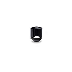 EKWB EK-Quantum Torque STC-10/13 Compression Fitting for Soft Tubing, 10/13mm (3/8" ID, 1/2" OD), Black, 4-pack