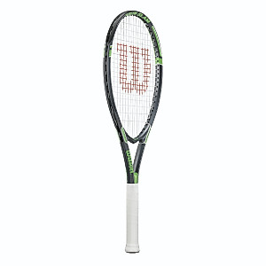 Wilson Tour Slam Adult Recreational Tennis Racket - Grip Size 4 - 4 1/2", Grey/Green