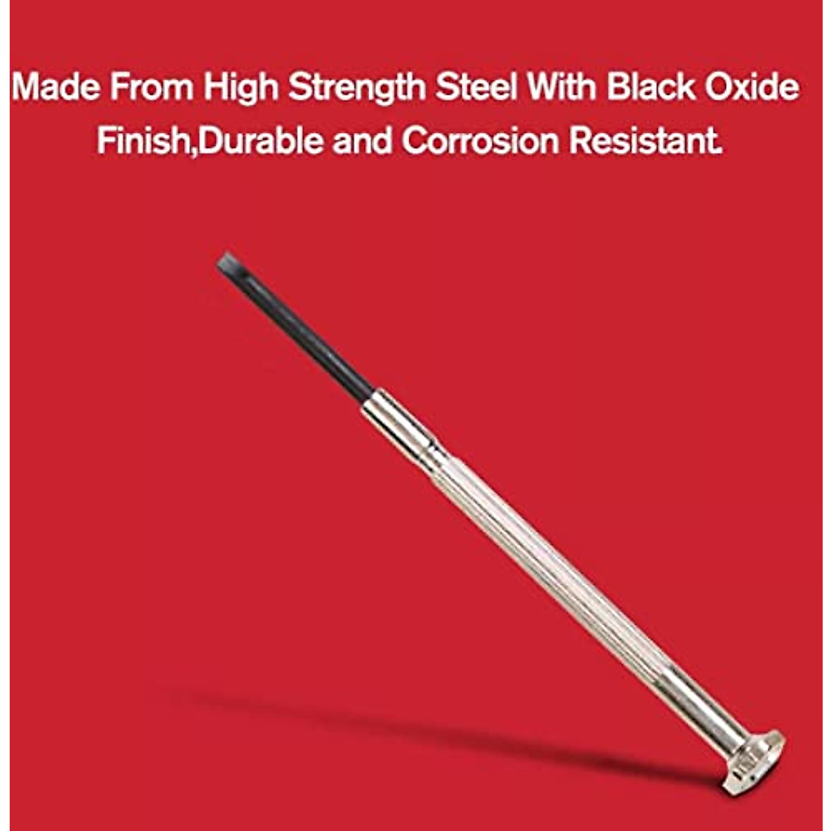 InterSet 6Pcs Mini Screwdriver Set, Eyeglass Repair Screwdriver, Precision Repair Tool Kit with 6 Different Size Flathead and Philips Screwdrivers, Ideal for Watch, Jewelers