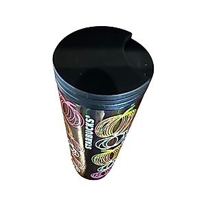 Starbucks 2023 Fall Halloween Glow in The Dark Pumpkins Hot Coffee Tumbler, 16 fl oz, Grande