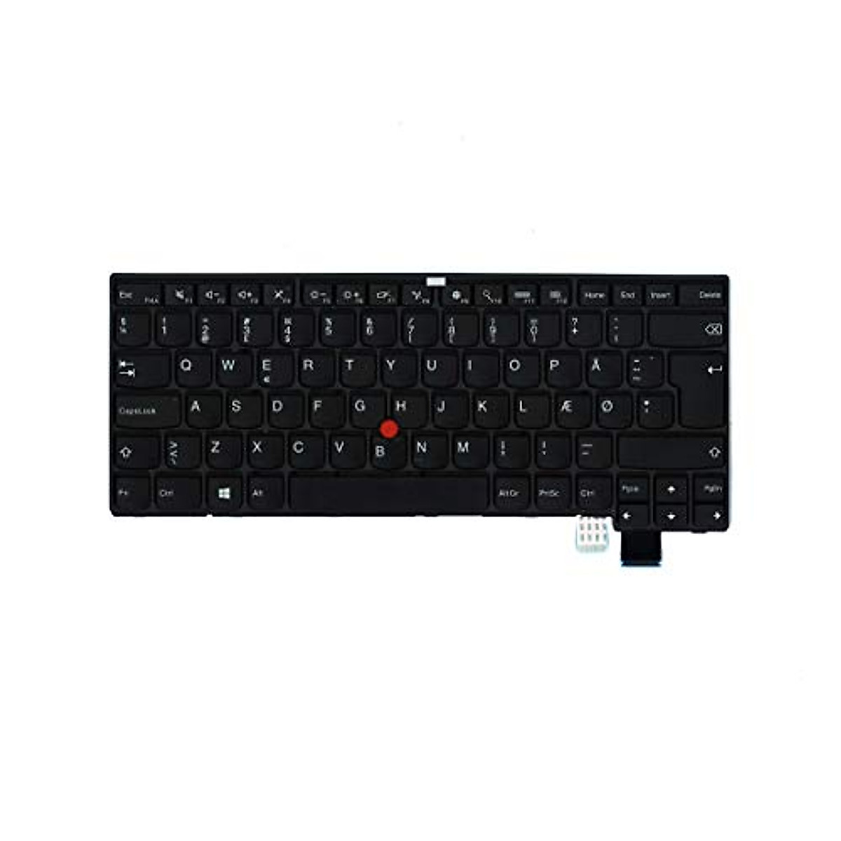 Replacement Danish Backlit Keyboard for Lenovo Thinkpad T460s T470s