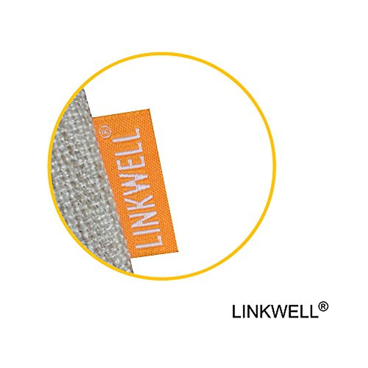 LINKWELL 18x18 inches Vintage Words Home Sweet Home Burlap Throw Pillowcase Cushion Cover (CC1289)