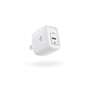 Spigen USB C Charger, [GaN Fast] 20W USB-C Power Adapter, Type C for iPhone Fast Charger, Foldable Wall Charger PD Charging for iPhone 14 13 Plus Pro Max iPhone SE 2022 13 12 Mini MagSafe