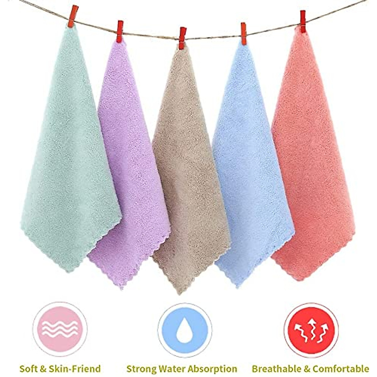 WCDJOMOP 5 Pcs Sugar Glider Blanket, Hamster Fleece Cage Liners, Soft Warm Pet Bedding Mats Sleep Pad Cover Bath Towels for Hamster Guinea Pig Rabbit Squirrel Chinchilla Hedgehog (30x30cm, 5 Pack)