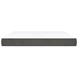 vidaXL Pocket Spring Bed Mattress Dark Gray 76"x79.9"x7.9" King Velvet