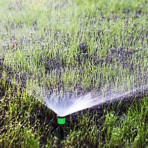 Remagr 300 Pcs Adjustable Drip Emitters for 1/4 Inch 360 Degree Water Flow Drippers Drip Irrigation Tubing with Stake Irrigation Sprayers for Garden Irrigation System Lawn Flower Bed