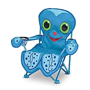 Melissa & Doug Sunny Patch Flex Octopus Folding Beach Chair for Kids