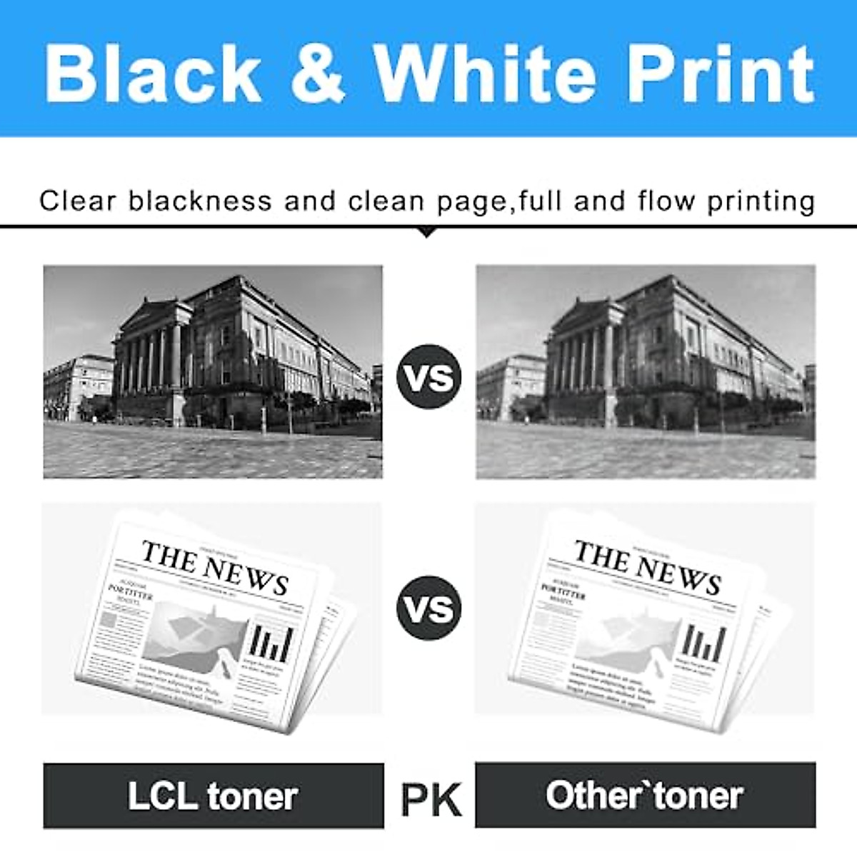 LCL Compatible Toner Cartridge Replacement for Toshiba T-FC415U T-FC415UK T-FC415U-K T-FC415U-C T-FC415U-M T-FC415U-Y High Yield E-Studio 2515AC 3015AC 3515AC 4515AC 5015AC Printers (4-Pack)