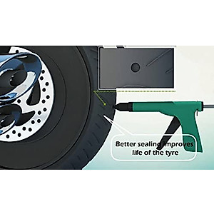 GRAND PITSTOP Tubeless Tire Puncture Repair kit - for Cars, Motorcycles- Spare Plugs (Gun PK + 15 Plugs)