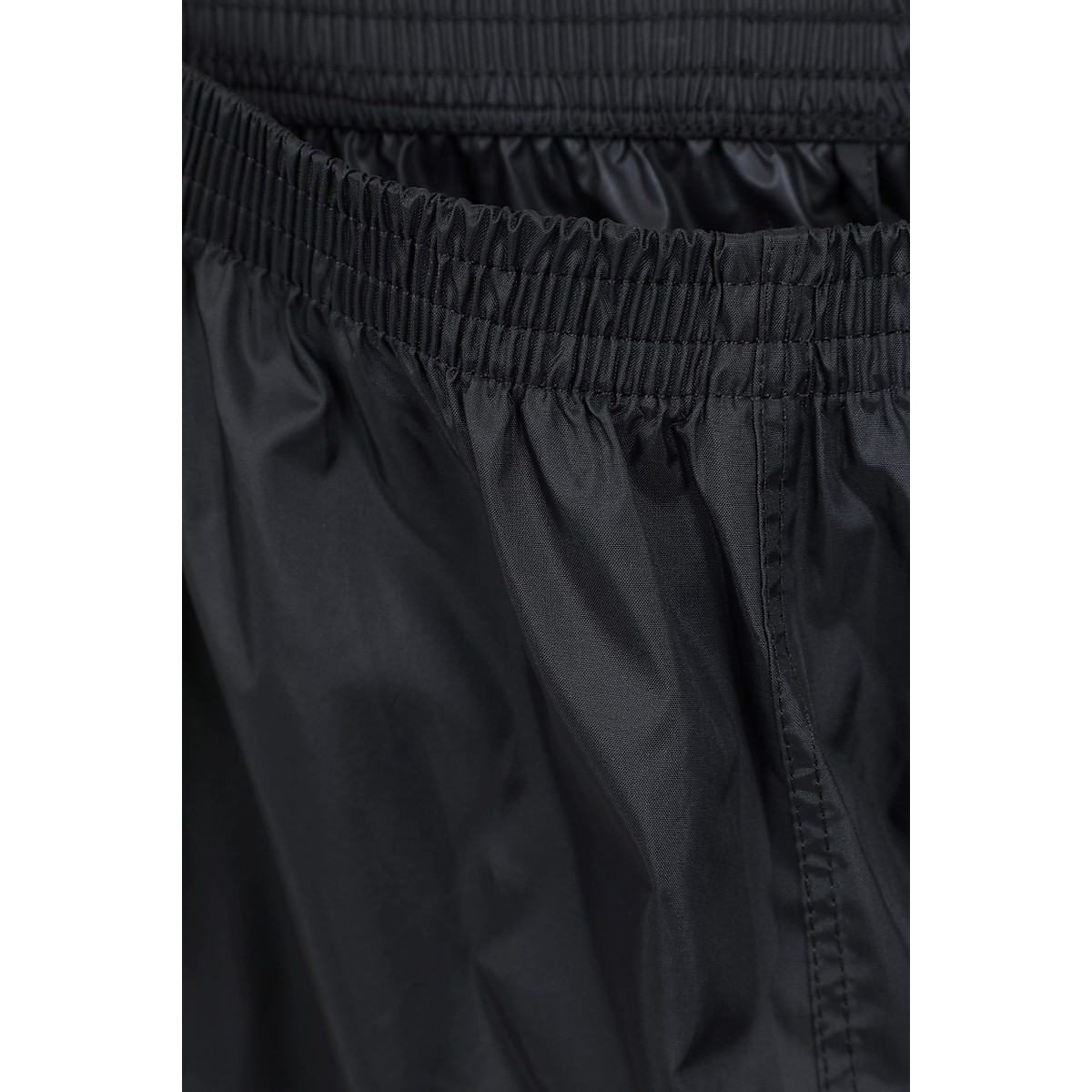 Mountain Warehouse Pakka Womens Waterproof Rain Over Pants - Packaway Bag Black 8