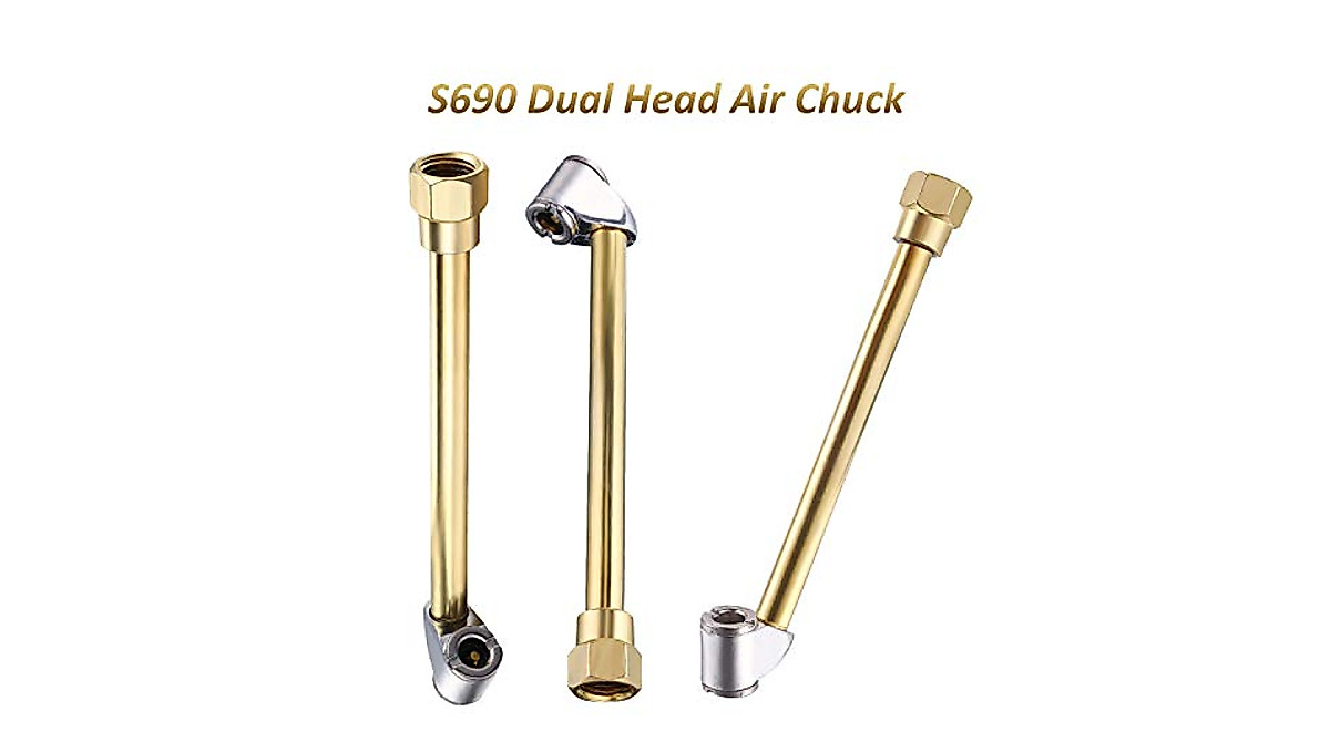 Mudder Portable Air Chuck Set for Tires and Air Compressors | Durable ...