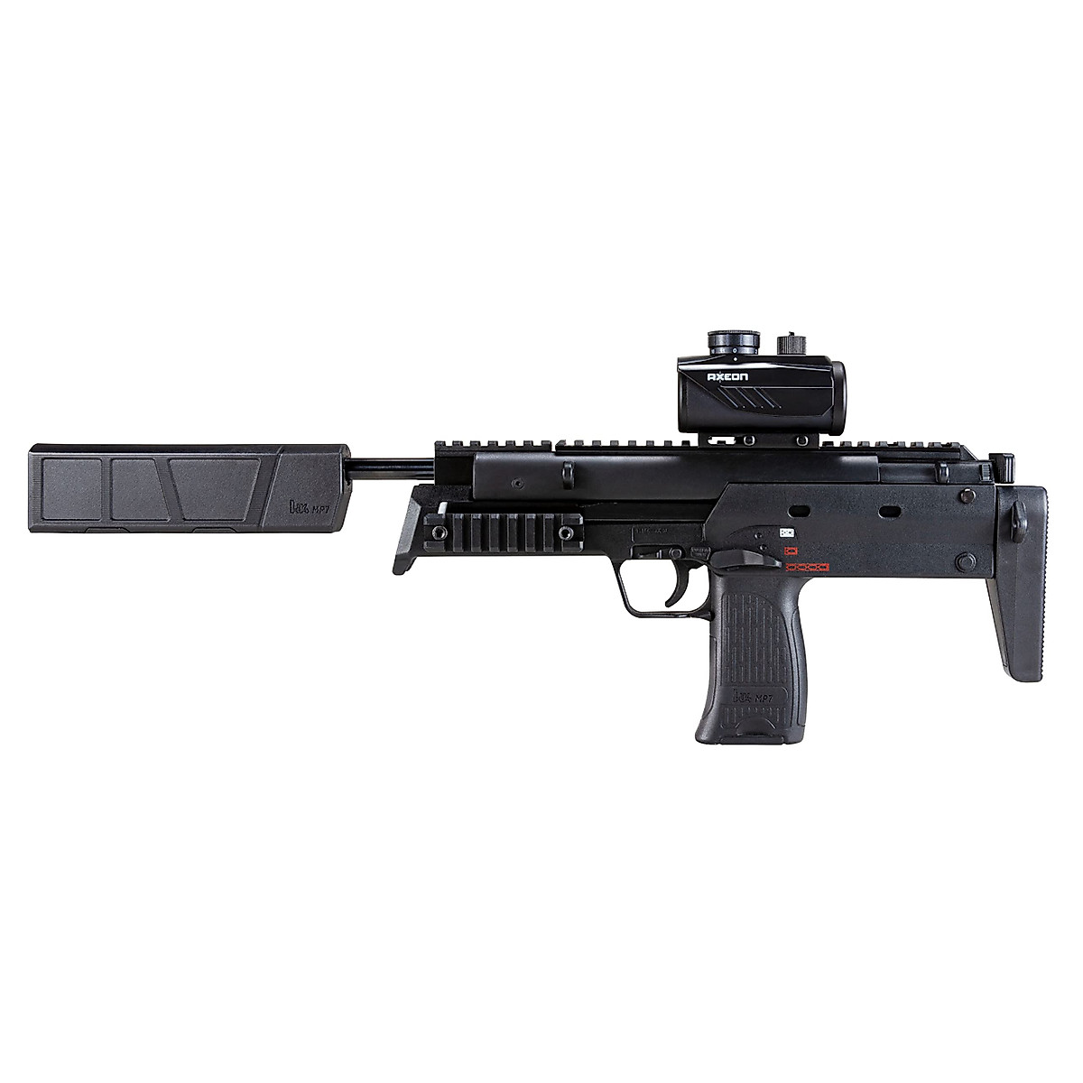 Umarex HK Heckler & Koch MP7 .177 Caliber Pellet Gun Air Rifle, Black
