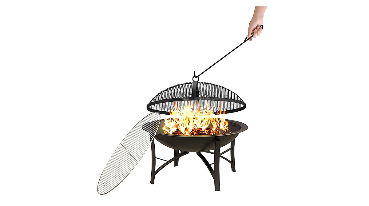 Fire Beauty Fire Pit for Outdoors | Safe, Portable, Versatile Grill