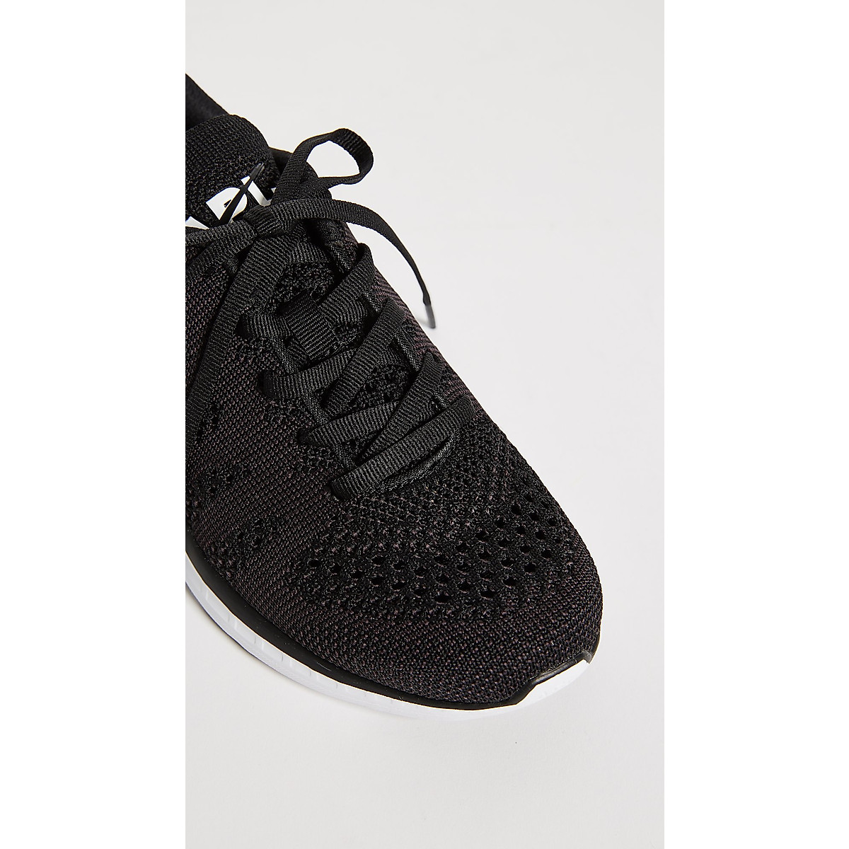 Athletic Propulsion Labs (APL) Women's Techloom Pro Sneaker, Black/White/Black, 6.5