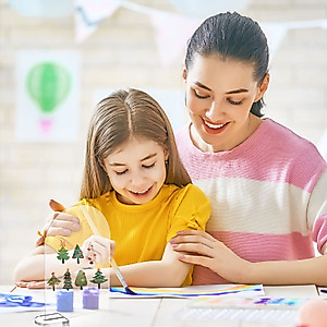 uxcell 30pcs Clear Arch Acrylic Sign with Stand, Acrylic Arch Table Numbers for Wedding Reception Party Restaurant Centerpieces Decor (5.7 Inch x 3.7 Inch)