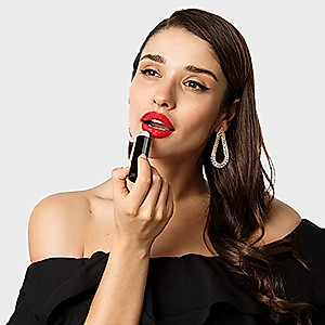 RONRONS Professional Lipsticks Filling Tray Kits, Including 1 Pieces Lip Balms Filling Tray 1 Pieces Spatula and 50 Pieces Empty Lip Balm Tubes with Caps DIY Lipstick Gifts for Women Grils Business