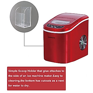 PIAOLGYI Ice Maker Scoop Holder Scooper Accessory Compatible with Frigidaire Countertop Ice Maker(Ice Scoop NOT Included)