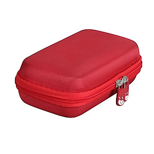 Hermitshell Travel Case for EASEGMER Kids Handheld Game Portable Video Game Player (Red)