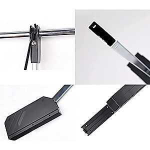 WERTY Lift Pull Down Closet Rod System, Wall-Mounted Soft-Close Wardrobe Lift Pull Down Clothes Rail, Closet Hanger Rod for Hanging Clothes Space Saving