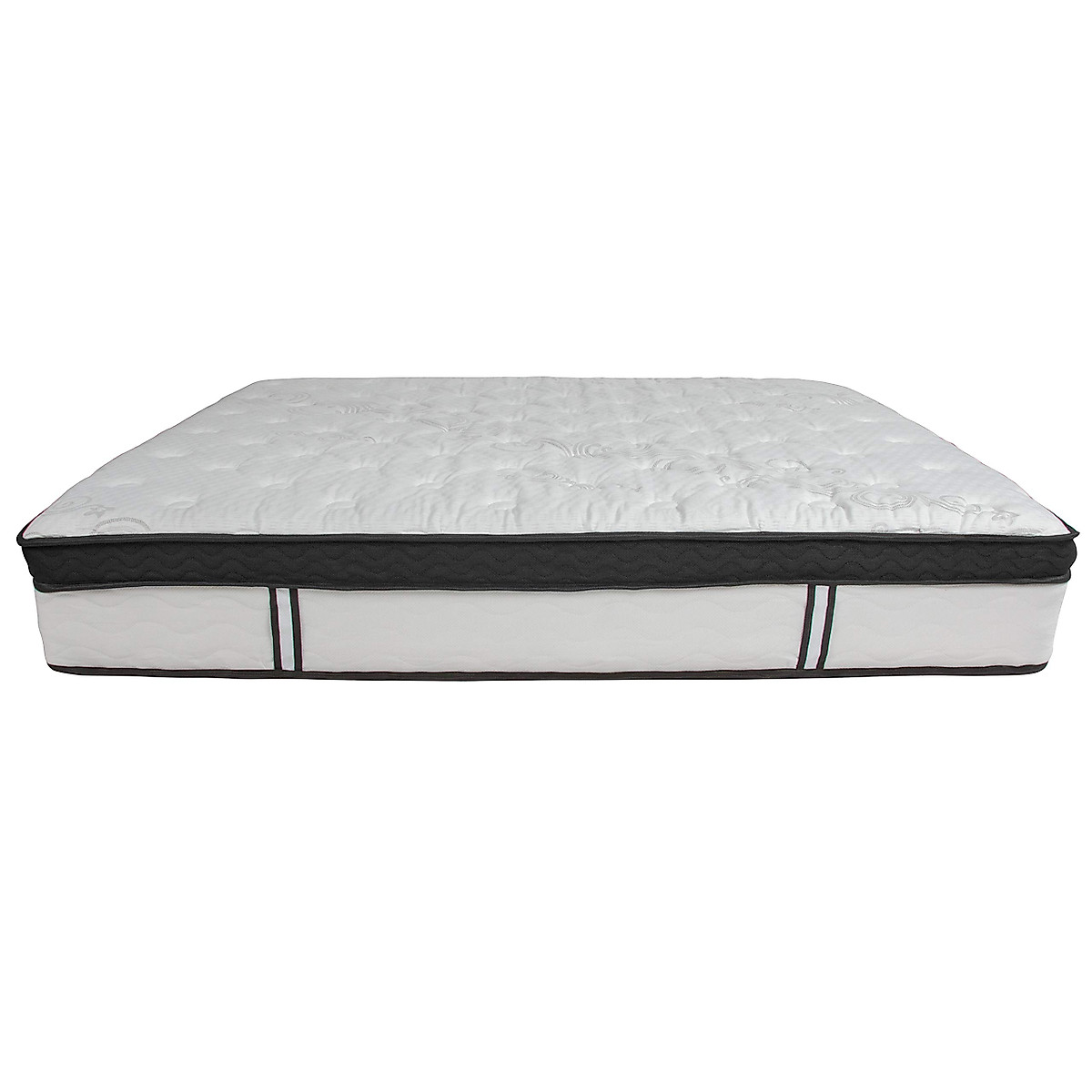 EMMA + OLIVER Astor 12 Inch CertiPUR-US Certified Memory Foam Pocket Spring Mattress, King Mattress in a Box