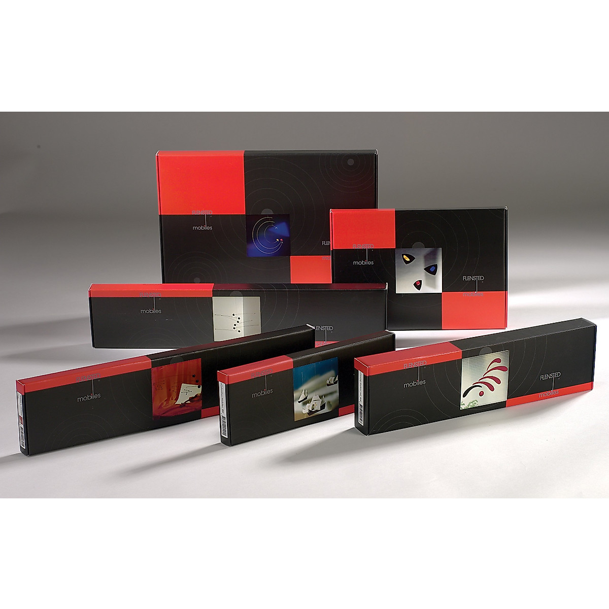 Flowing Rhythm Rainbow Hanging Mobile - 18 Inches - Handmade in Denmark by Flensted