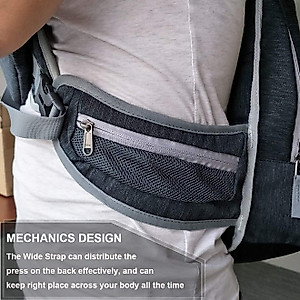 Plus Oversized Sling Backpack for Women, Durable Crossbody Backpack One Shoulder Backpack Daypack 28L